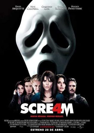 Poster: Scream 4 | Cast Poster with Ghost Face | HelloSidney.com