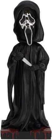 Action Figure: Ghost Face Silver Chrome Mask Bobblehead (Royal Bobbles ...