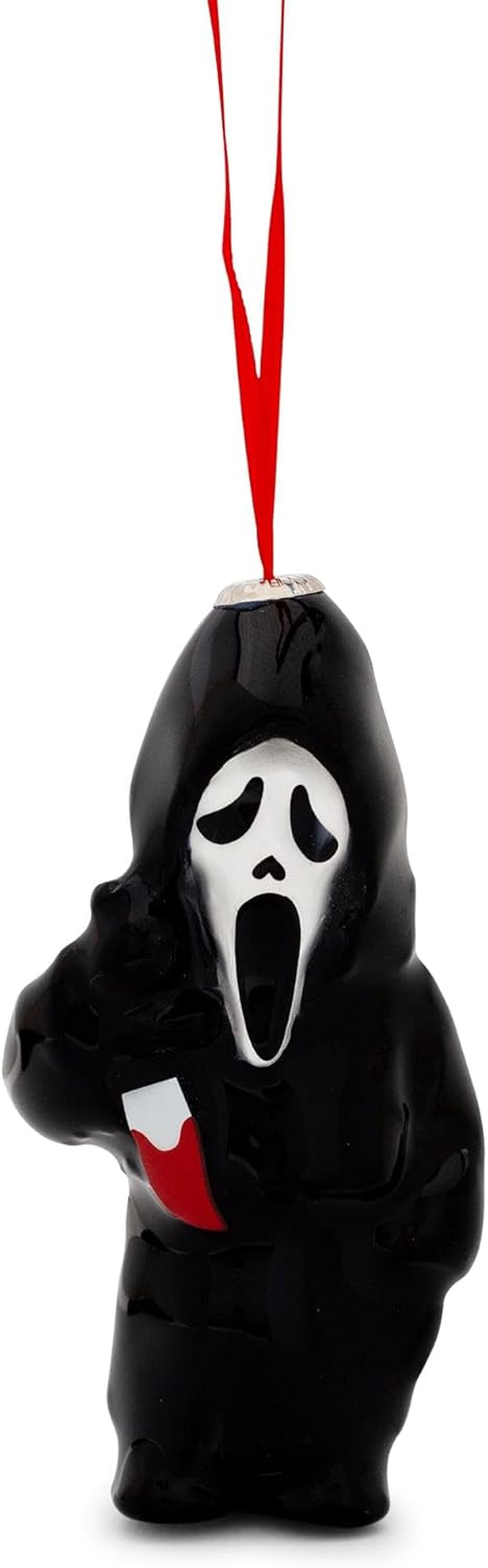 Decor: Scream Ghostface Shatterproof Christmas Tree Ornament ...