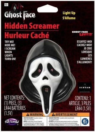 Decor: Ghost Face Hidden Screamer Motion Activated | HelloSidney.com