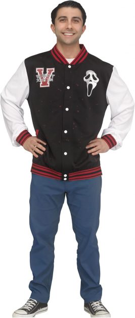 Clothing: Ghost Face Scream Team Varsity Jacket (Adult) | HelloSidney.com