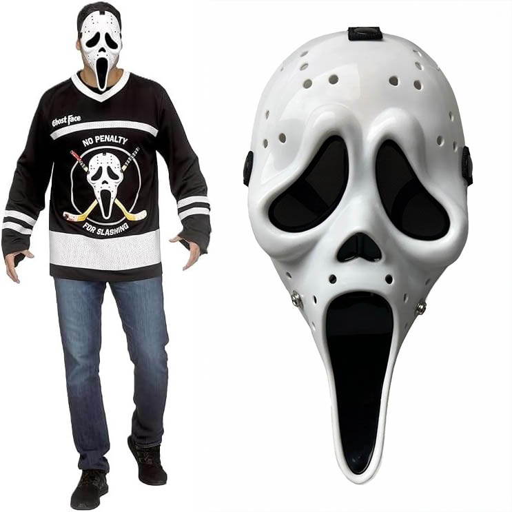 Ghost Face: Hockey Friday the 13th Jason Mask Costume (Adult ...